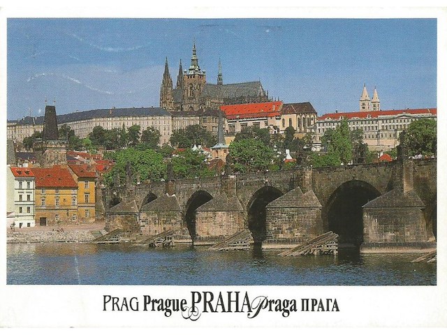 PRAG Prague Praha ,putovala 2001.
