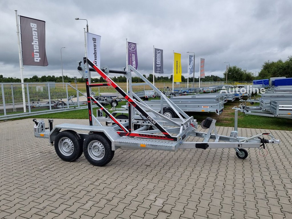 Nova TA-NO DRUM 3500 kg cable trailer do przewozu kabli kablowa prikolica za kablove