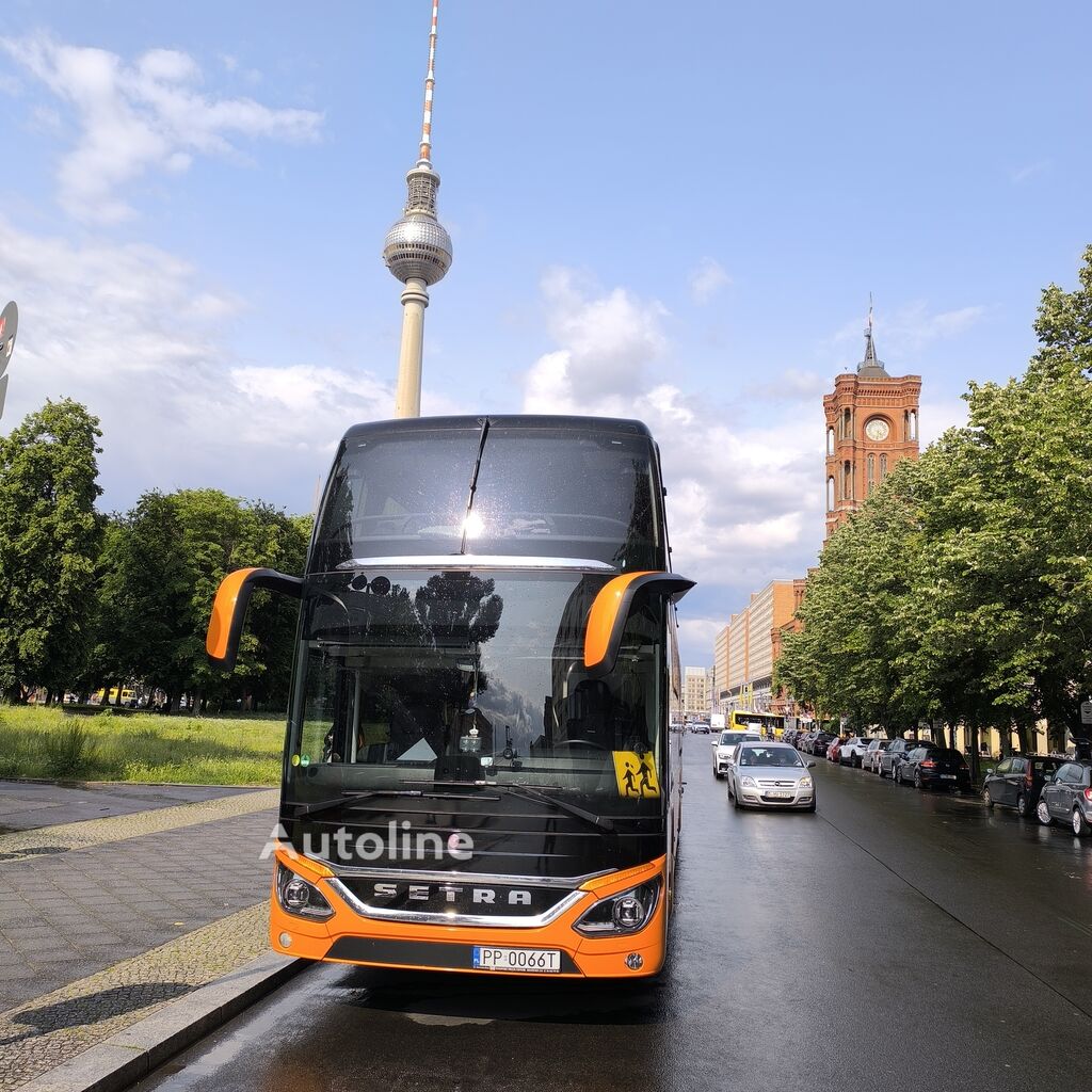 Setra S531 DT gwarancja Evobus do 2027, udokumentowany przebieg dvospratni autobus