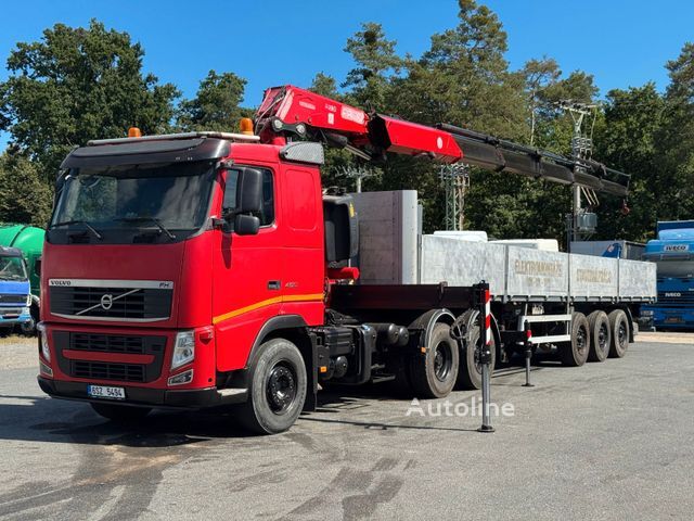Volvo FH13 460 FASSI F290A-25CRANE/KRAN tegljač + poluprikolica sa ravnom platformom