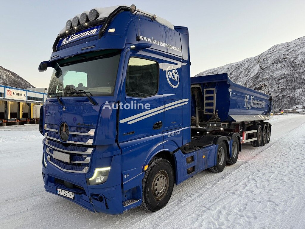 Prodaje se Mercedes-Benz Actros 3363LS 6x4 og Actros Rojo SkandHARD 500 m/boggieskyv DSE3 tegljač na aukciji