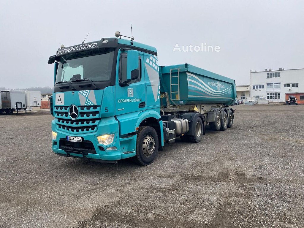 Mercedes-Benz Actros 1845 tegljač + poluprikolica kipera