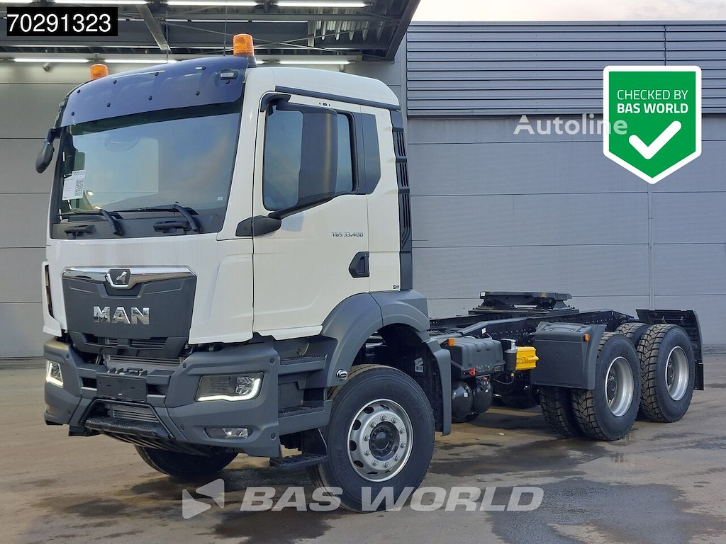 Novi MAN TGS 33.400 6X4 NEW! Full-Steel Big-Axle Drumbrakes LED Euro 2 tegljač