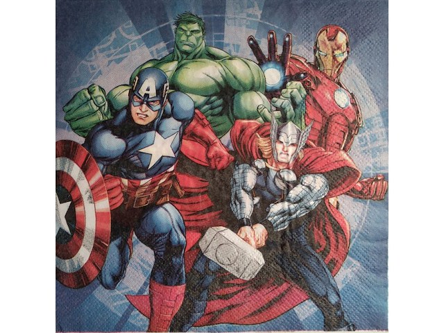 Salveta DM_205 - 33x33cm Superheroji