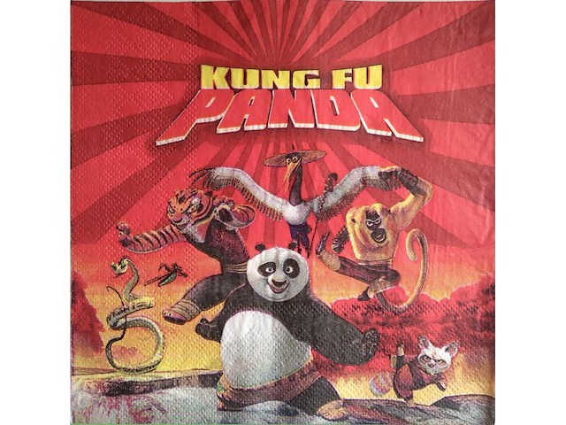 Salveta DM_191 -  33cm Dečiji motivi Kung fu panda
