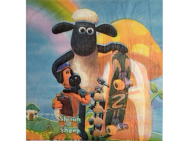 Salveta DM_189 - 33cm Dečiji motivi Shaun the Sheep