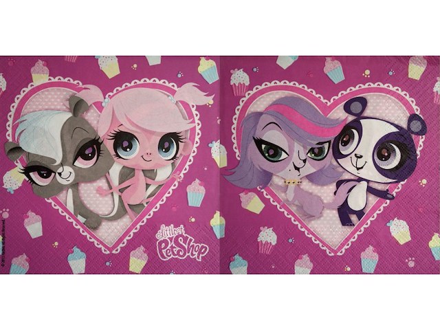 Salveta DM_182 - 33x33cm Littlest Pet Shop