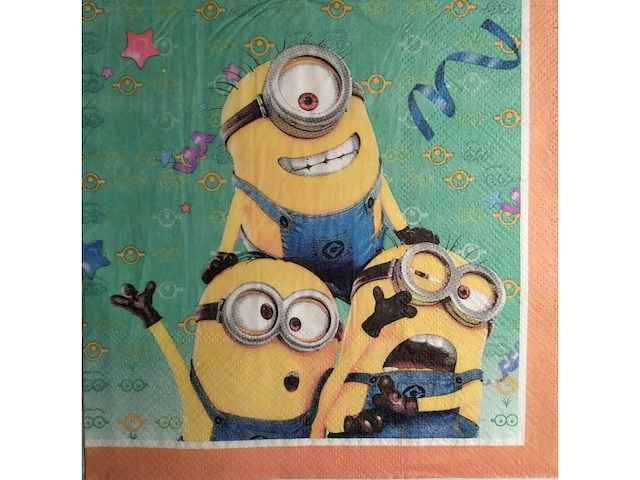 Salveta DM_160 - 33x33cm Dečiji motivi Minions