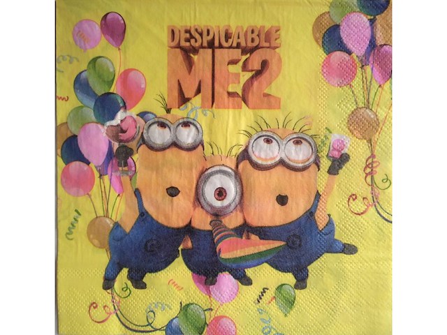 Salveta DM_157 - 33x33cm Dečiji motivi Minions