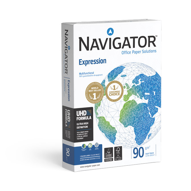Fotokopir papir ILK Navigator Expression A4 90g pk500 Soporcel