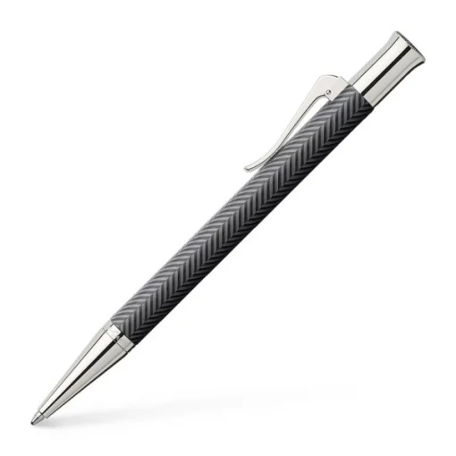 Hemijska olovka Graf von Faber-Castell Guillose Cisele anthracite