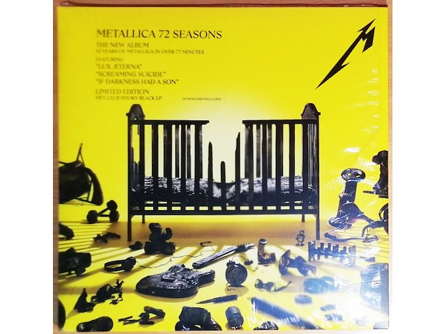2LP METALLICA - 72 Seasons (2023) USA, NOV, smoke vinyl