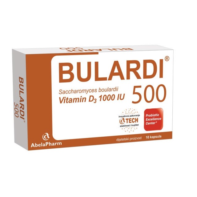BULARDI CAPS 10X500MG+VIT D3 1000IJ