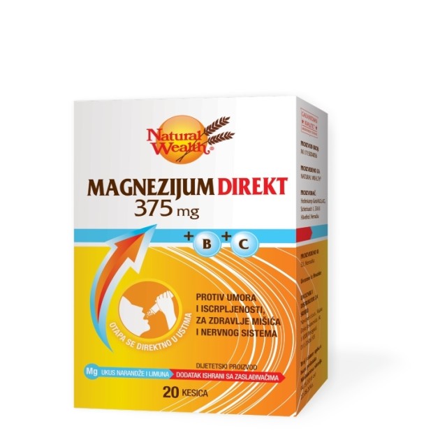 NW MAGNEZIJUM DIREKT 375MG 20 KESICA