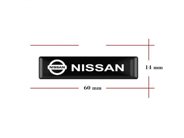 Nissan stikeri veći za auto