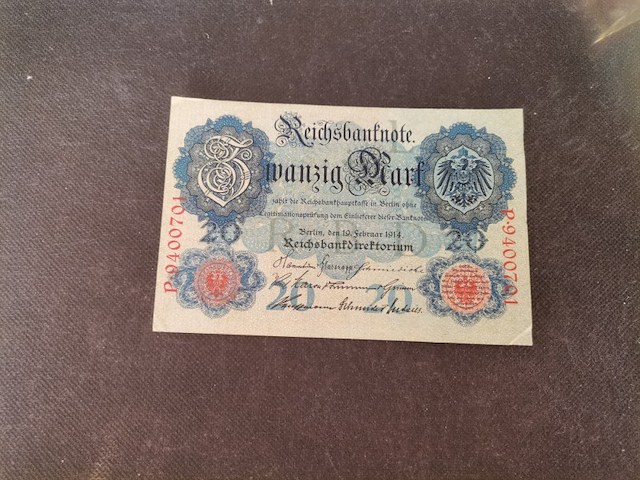 GERMANY 20 MARK 1914 ( 6 )