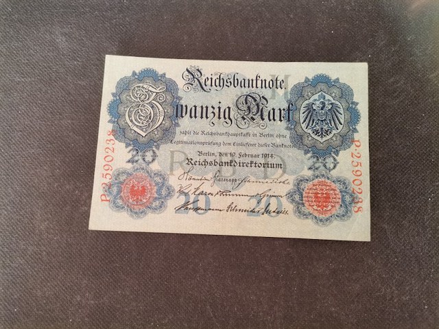 GERMANY 20 MARK 1914 ( 5 )