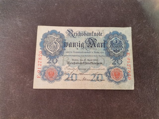 GERMANY 20 MARK 1914 ( 4 )