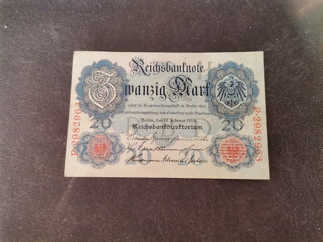 GERMANY 20 MARK 1914 ( 3 )