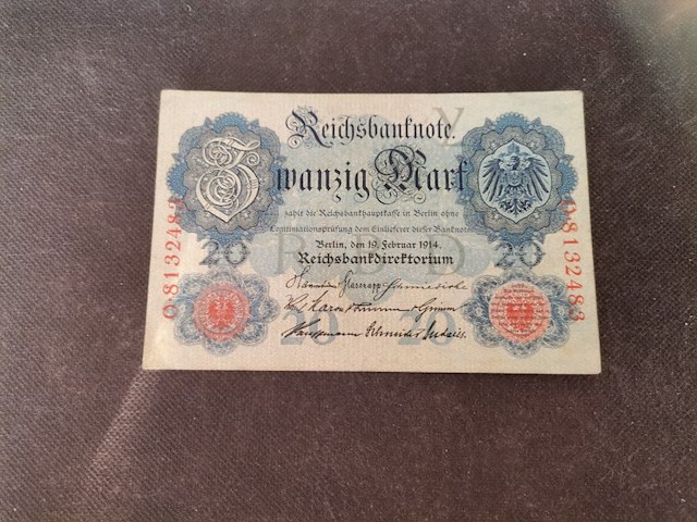 GERMANY 20 MARK 1914 ( 2 )