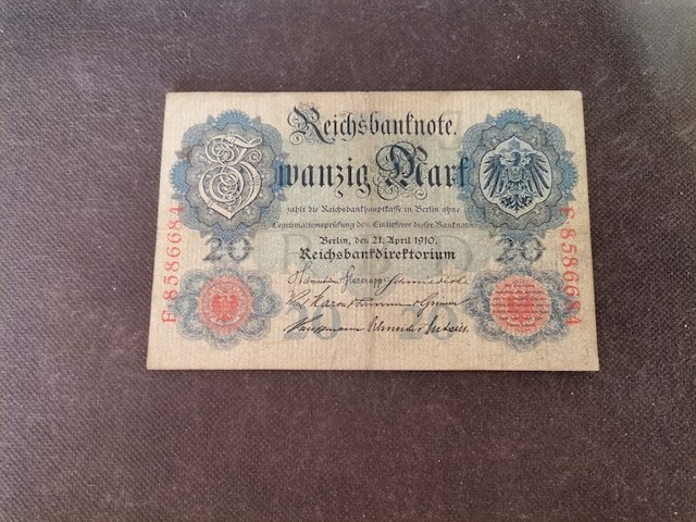 GERMANY 20 MARK 1914 ( 2 )