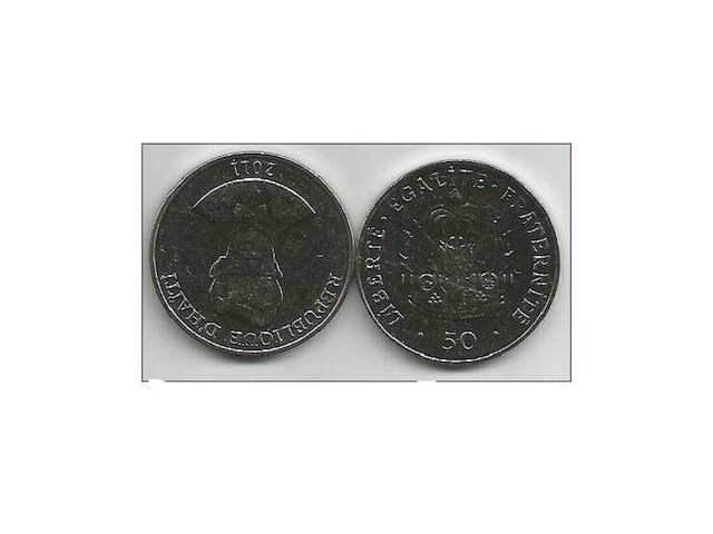 Haiti 50 centimes 2011. UNC/AUNC