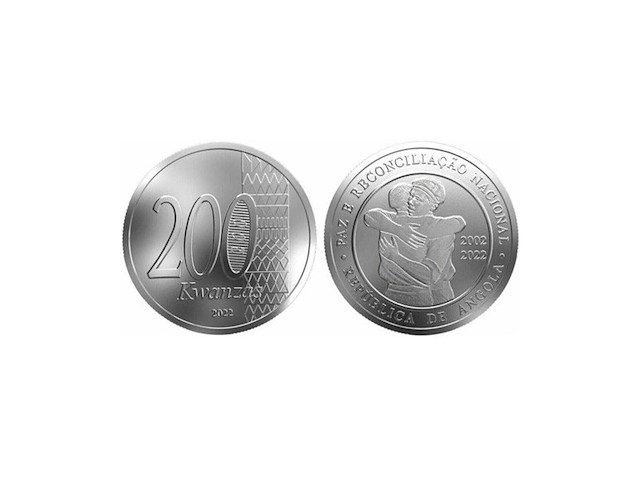 Angola 200 kwanzas 2022. UNC