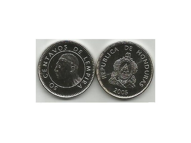 Honduras 50 centavos 2005. UNC