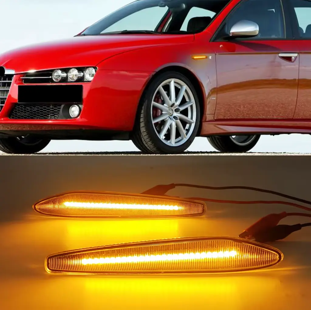 LED Dinamički migavci za Alfa Romeo 159, Brera, Providni