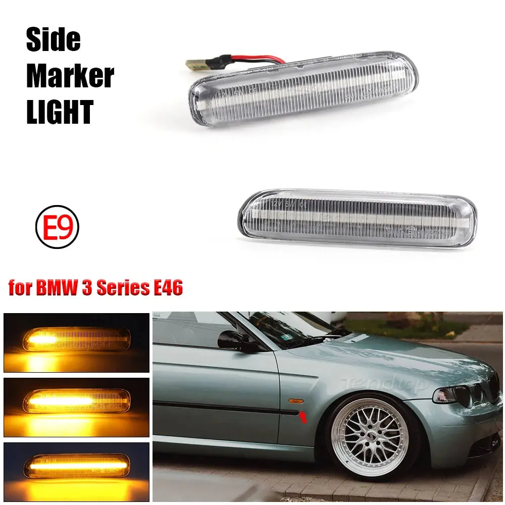 LED Dinamički migavci za BMW Serija 3 E46 Pre-Facelift, Providni