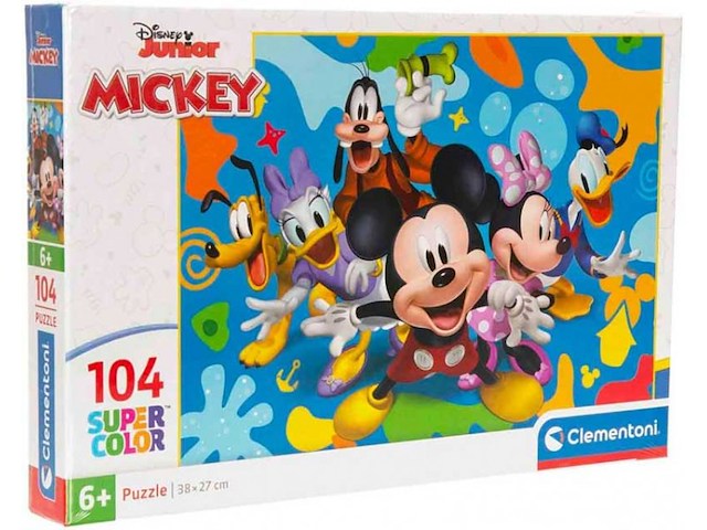 Puzzle slagalice za decu 104 dela Disney Mickey And Friends Clementoni 25053