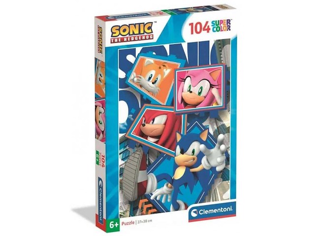 Puzzle slagalice za decu 104 dela Sonic Clementoni 25038