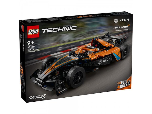 LEGO® Technic™ Neom Mclaren Formula E Pull back bolid 42169