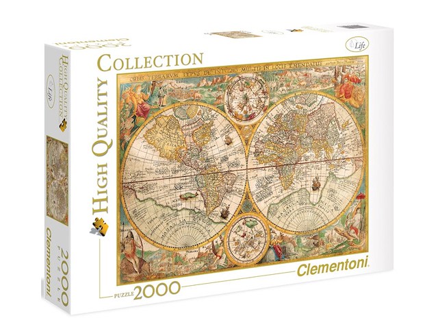 Clementoni Puzzle 2000 delova Ancient Map 32557
