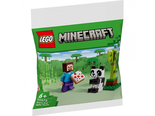 LEGO® Minecraft® 30672 Stiv I Beba Panda