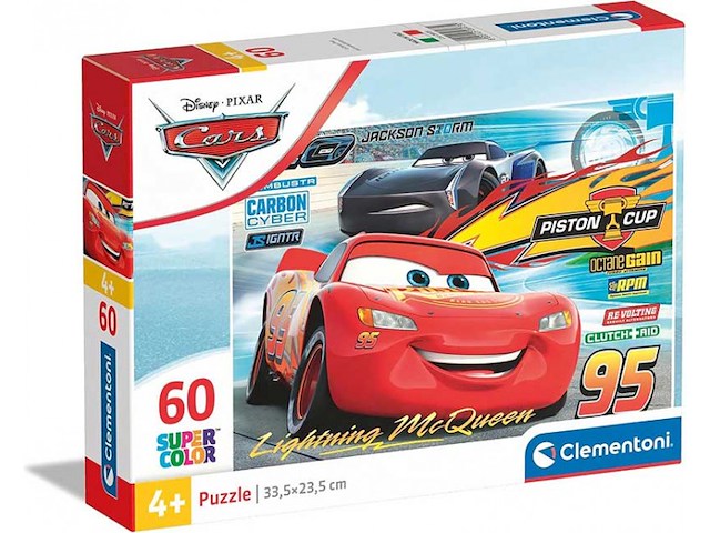 Puzzle slagalica 60 delova Disney Cars 3 Clementoni 26973
