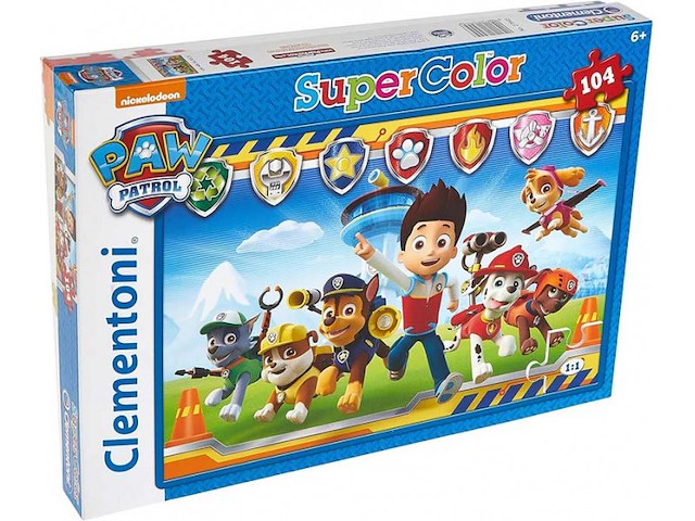 Puzzle slagalice 104 dela Paw Patrol Clementoni 27945