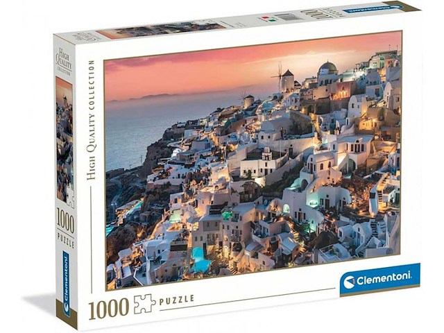 Puzzle slagalica 1000 delova Nijanse Santorinija Clementoni HQC 39885