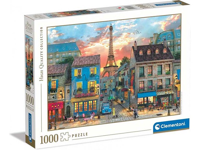 Puzzle slagalica 1000 delova Ulice Pariza Clementoni HQC 39820
