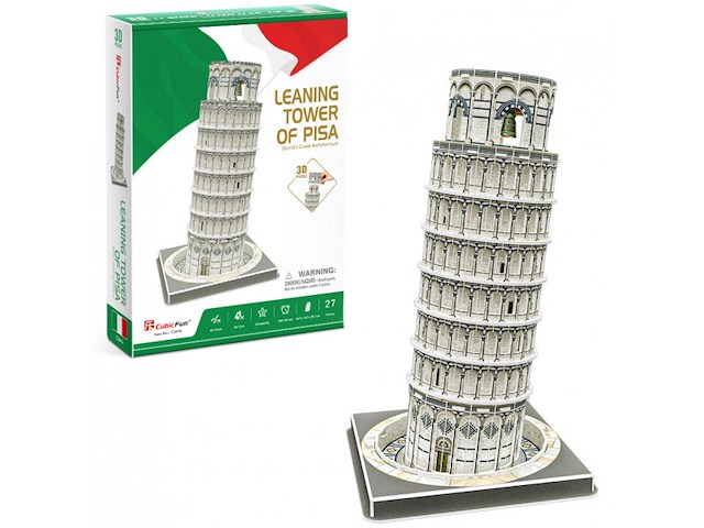 CubicFun 3D Puzzle Krivi Toranj U Pizi C241h
