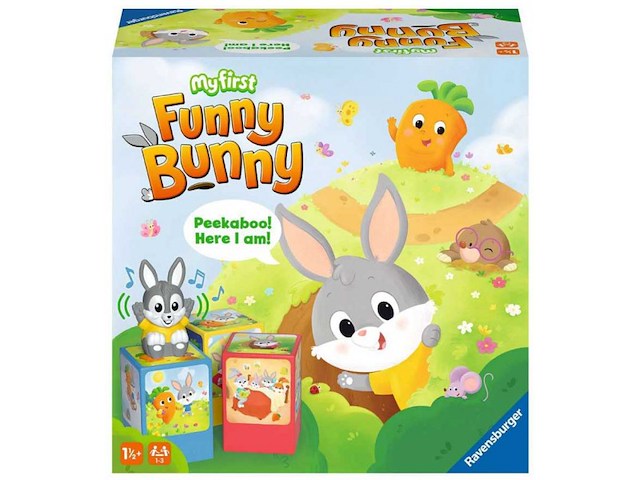 Moja prva društvena igra Funny Bunny Ravensburger 20915