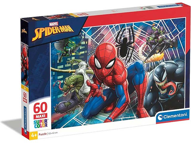 Puzzle slagalice za decu 60 maxi delova Spiderman Clementoni 26444