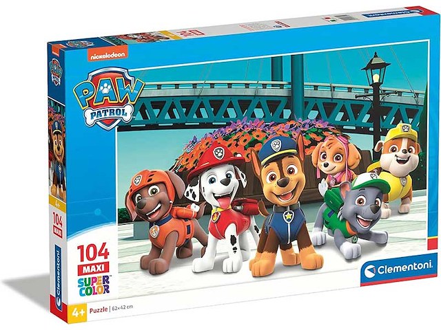 Maxi puzzle slagalice za decu 104 dela Paw Patrol Clementoni 23755