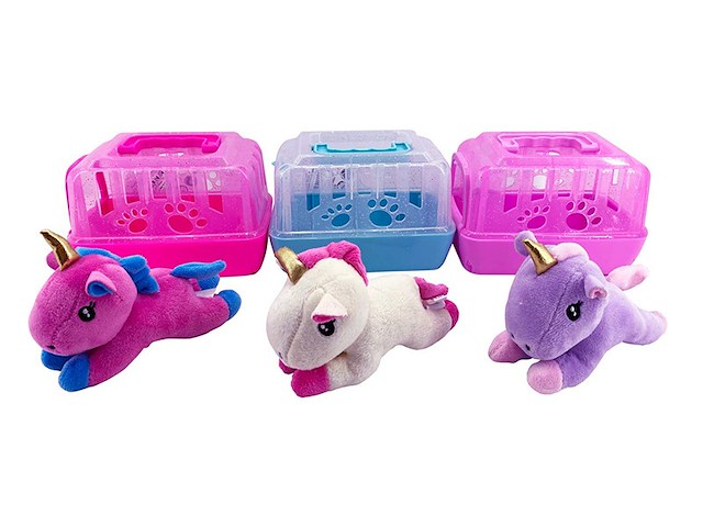 Plišana igračka za decu JEDNOROG Unicorn u prenosivoj kutiji D00002031 3831000320310