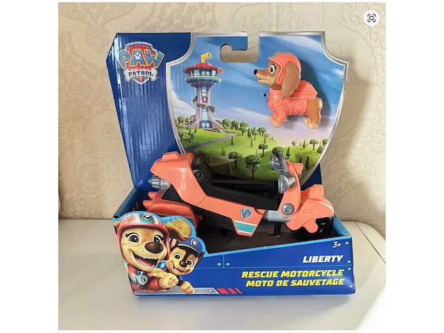 ORG igracka Paw Patrol Liberty Motorcycle Patrolne sape