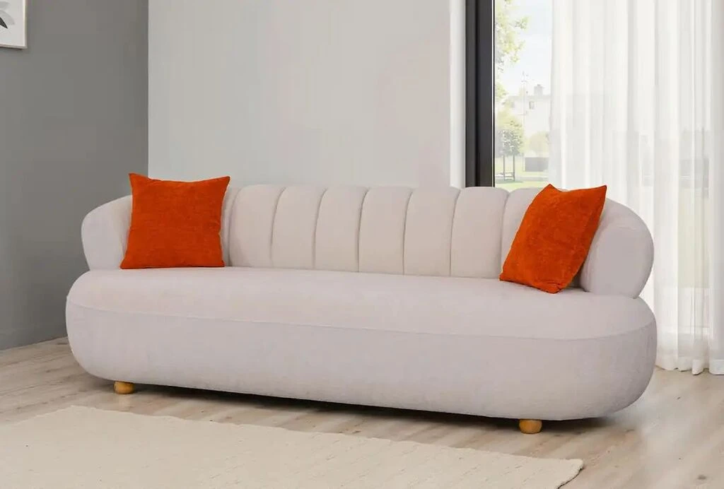Atelier del Sofa Trosed New Roma, 220 x 80 x 90 cm, Bela