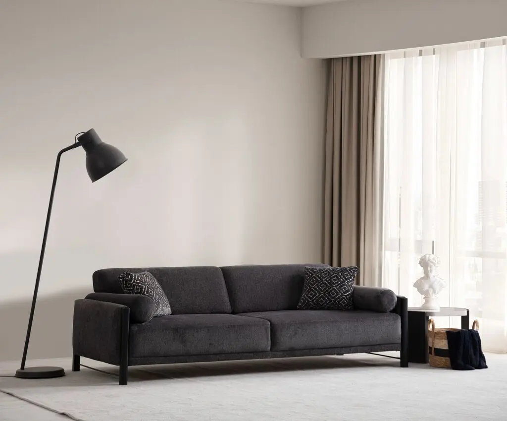 Atelier del Sofa Trosed Nora, 235 cm, Sivi