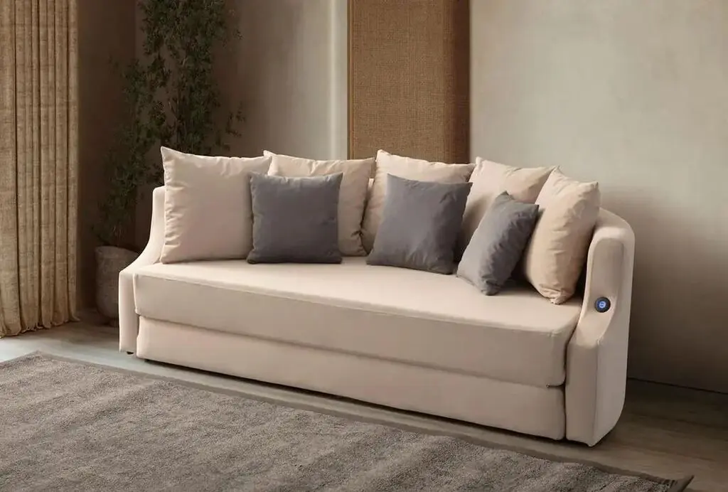 Atelier del Sofa Trosed na razvlačenje Letto, 230 x 120 x 70 cm, Krem