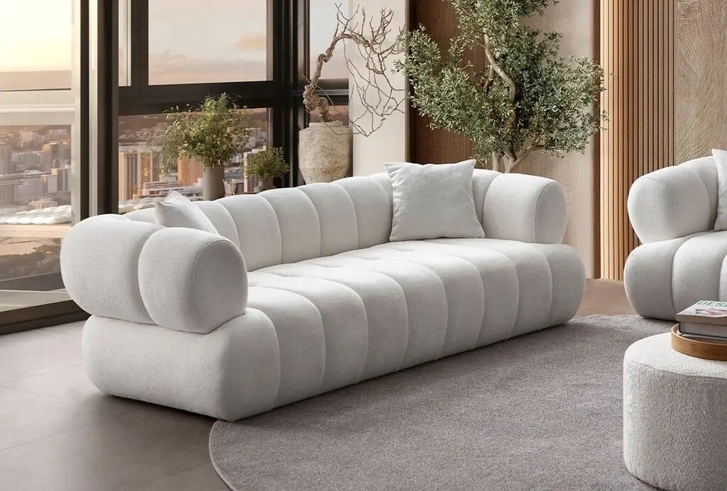 Atelier del Sofa Trosed Petra, 230 cm, Beli