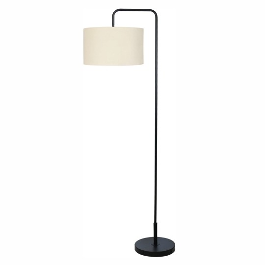 Podna lampa E27 bež crna 162cm M43-C